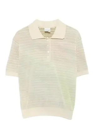 Nanushka Ceneca Polo Shirt - Neutrals