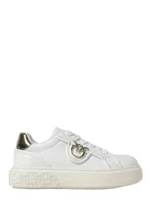 Pinko Lace-up Sneakers - White