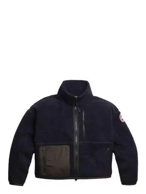 Canada Goose Simcoe Zip Up Fleece Sweater Black