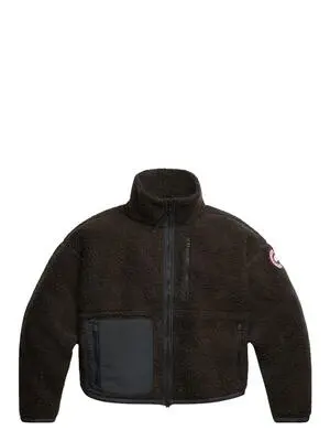Canada Goose Simcoe Zip Up Fleece Sweater Brown