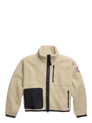 Canada Goose Simcoe Zip Up Fleece Sweater Light Tan
