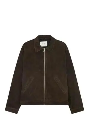 Nn07 Petrus Suede Jacket Brown