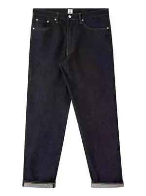 Edwin Loose Fit Button Jeans Blue