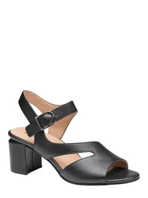 Johnston & Murphy Slingback Sandal - Black Nappa Leather
