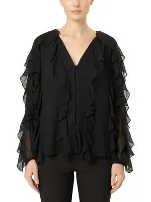 AREA STARS Flyn Ruffle Blouse