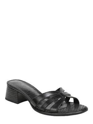 Sam Edelman Farrin Block Heel Sandal - Black