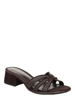 Sam Edelman Farrin Block Heel Sandal - Cafe Noir