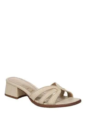 Sam Edelman Farrin Block Heel Sandal - Linen