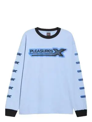 PLEASURES Long Sleeve Graphic T-shirt - Sky