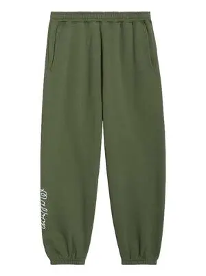 MALBON Clubhouse Cotton Sweatpants - Olivine
