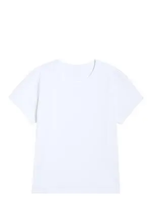 Rails Crewneck Cotton T-shirt - White