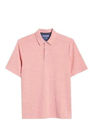 Johnston & Murphy Xc+™ Apex Performance Polo - Coral Heather