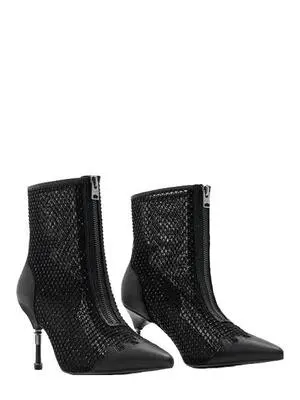 ALLSAINTS Natasha Mesh Bootie - Black