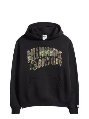 BILLIONAIRE BOYS CLUB Camo Logo Graphic Hoodie - Black