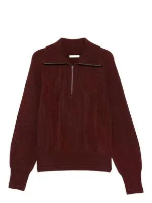 ENTIRE STUDIOS Zip-up Top - Red