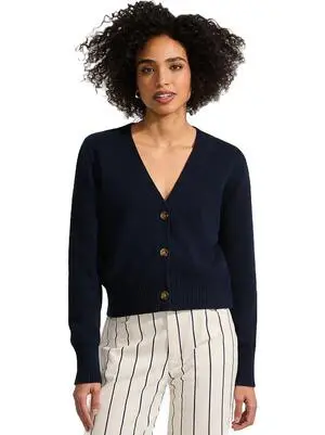 LANDS' END Drifter V-Neck Cardigan Sweater