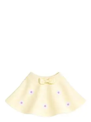 BITS & BOWS Bow Detail Skort - Yellow