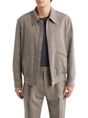 Paul Smith Regular Fit Wool Blend Jacket Beige