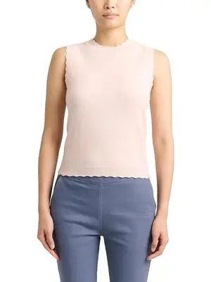 CARTOLINA Lou Knit Tank - Shell Pink