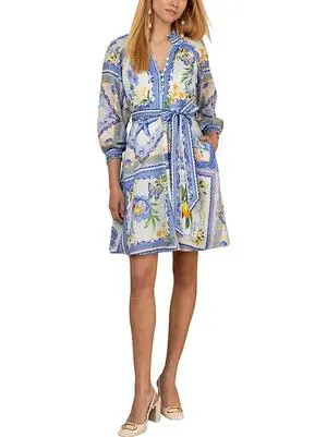 Hale Bob Lakelynn Linen Dress - Blue