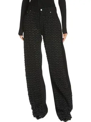 Stella McCartney Mid-waist Relaxed Curve Jeans - Black