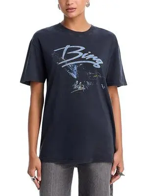 ANINE BING Kent Eagle Tee - Black