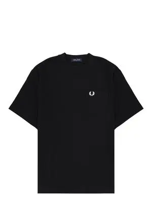 Fred Perry T-shirt With Logo - Black