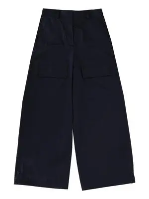 Stella McCartney Cotton Cargo Pants - Blue