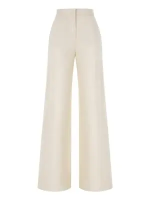 Max Mara Snapper Pants Ivory