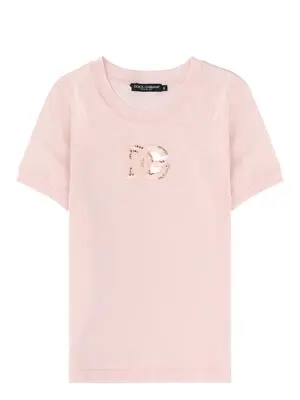 Dolce & Gabbana Logo T-shirt - Pink