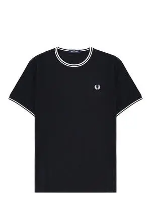 Fred Perry T-shirt With Logo - Blue