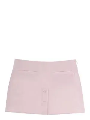 COURREGES Miniskirt With Buttons - Pink