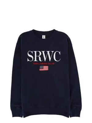 SPORTY & RICH Embroidered Sweatshirt - Blue