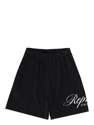 REPRESENT Shorts With Logo - Black
