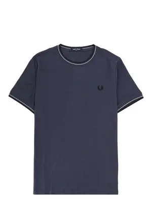 Fred Perry T-shirt With Logo - Charcoal
