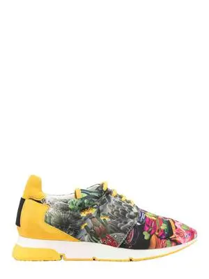 THE ARTISTYLIST Printed Sneakers - Yellow