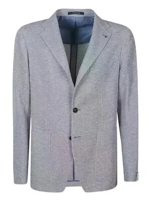 Tagliatore Notched-lapel Blazer - Blue