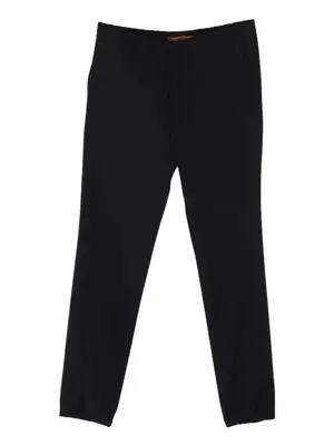 Zegna Elastic-waistband Trousers - Blue