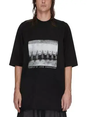 Rick Owens Jumbo Ss T-shirt Brown