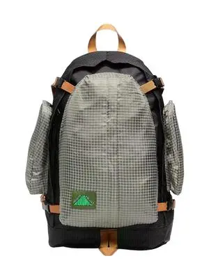 BRAIN DEAD Alpine Checked-pattern Backpack - Black