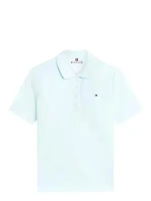 Tommy Hilfiger Buttoned Polo Shirt - Blue