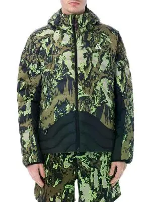 Nike Quilted Hooded Jacket - Green