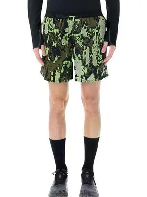 Nike Camouflage Drawstring Shorts - Green