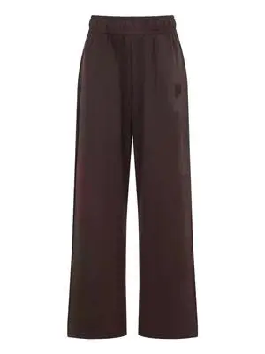 PANGAIA Embroidered Track Pants - Brown