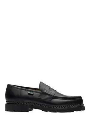 Paraboot Reims Leather Loafers - Black