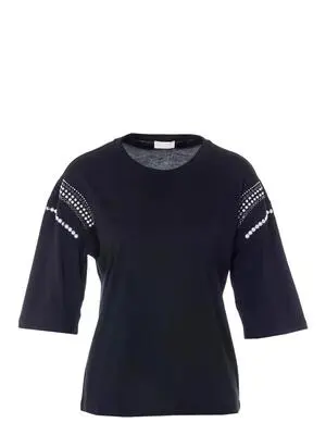 Liu Jo Embellished T-shirt - Black