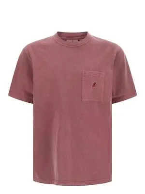 Gramicci Embroidered Logo T-Shirt Red