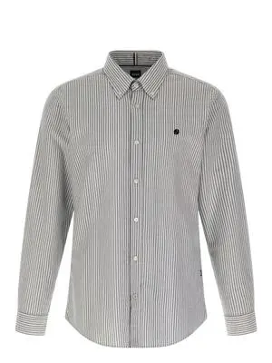 BOSS Striped Shirt - White