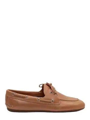 Sperry Slim Leather Loafers - Brown