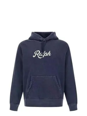Polo Ralph Lauren Logo-print Kangaroo-pocket Hoodie - Blue